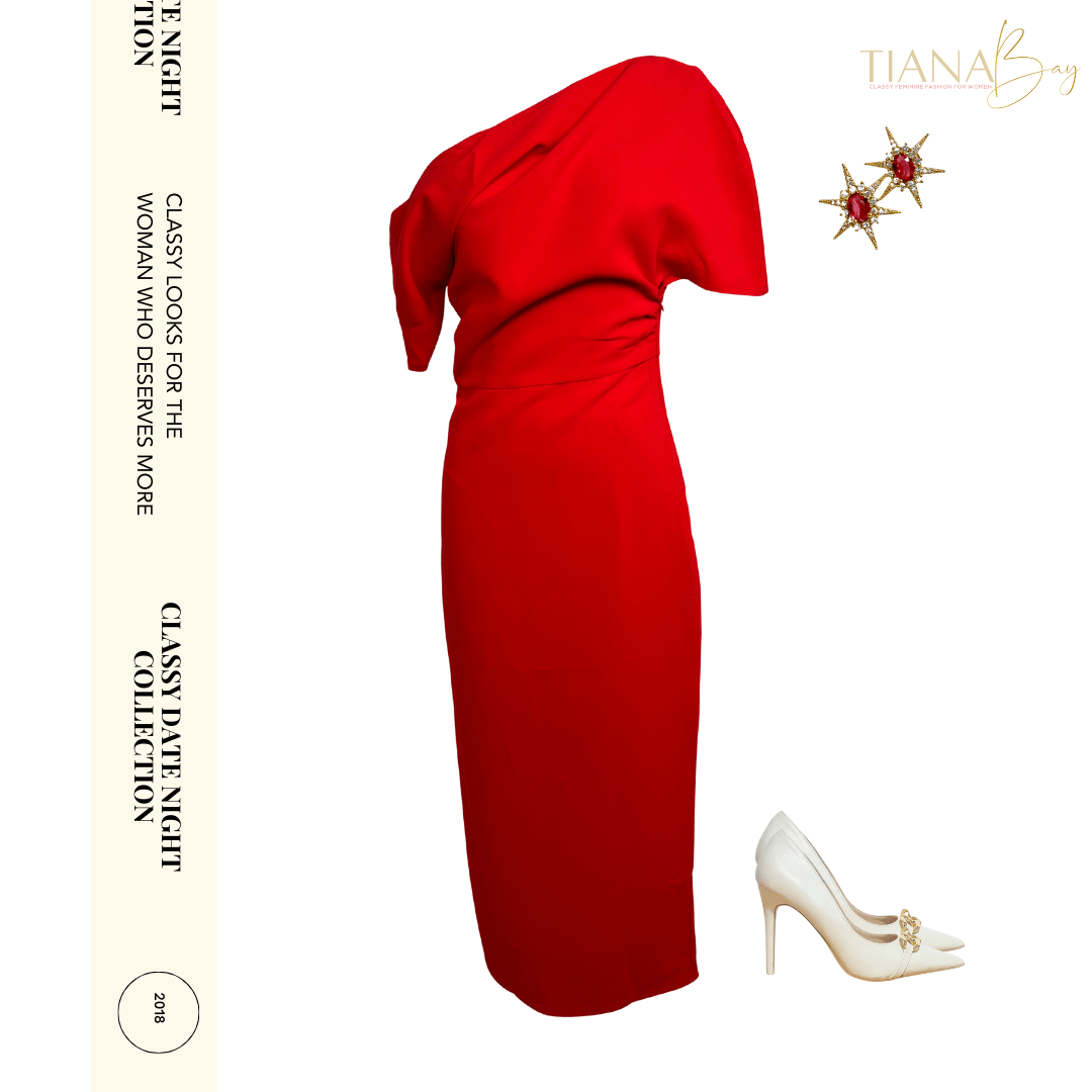 How to Style a Red Midi Dress - Elegantly – Tiana Bay